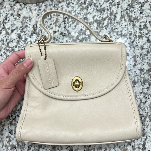 Coach | Bags | Vintage 99 Coach Mini Bag Cream Little Bag Bratz 90s 80s ...
